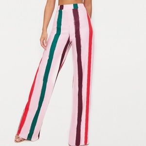 PrettyLittleThing | Other | Pretty Little Thing Light Pink Multi Stripe ...
